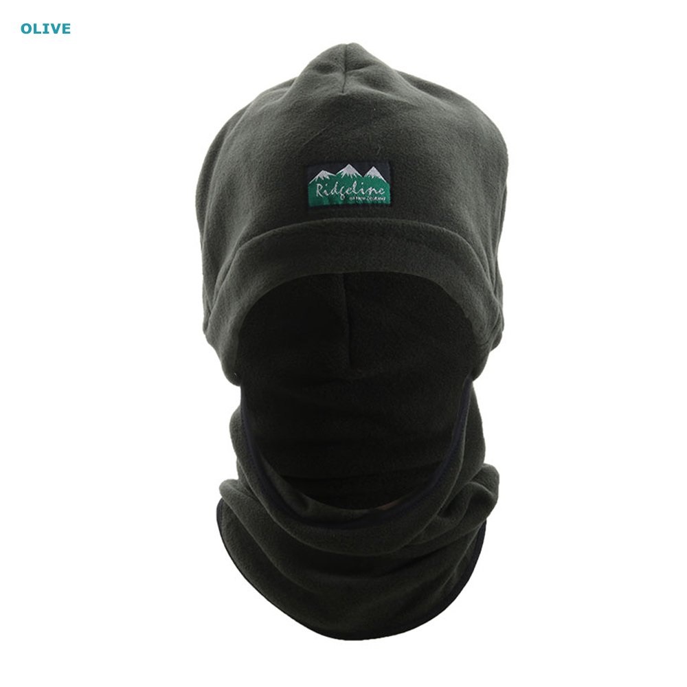 Ridgeline Olive Beanie with Neck Warmer - Archery Direct